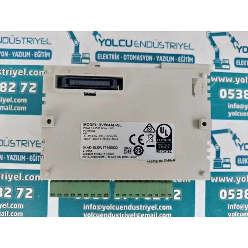 DVP04AD-SL DELTA SA2, SX2, SE SERİSİ ANALOG GİRİŞ MODÜLÜ fiyatı,